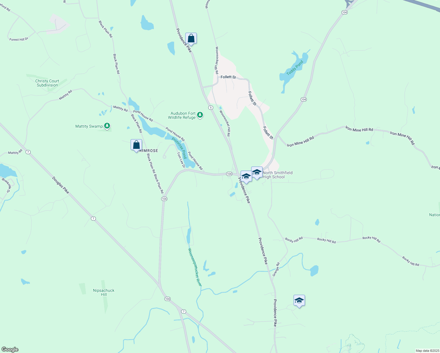 476 Greenville Road, North Smithfield RI - Walk Score