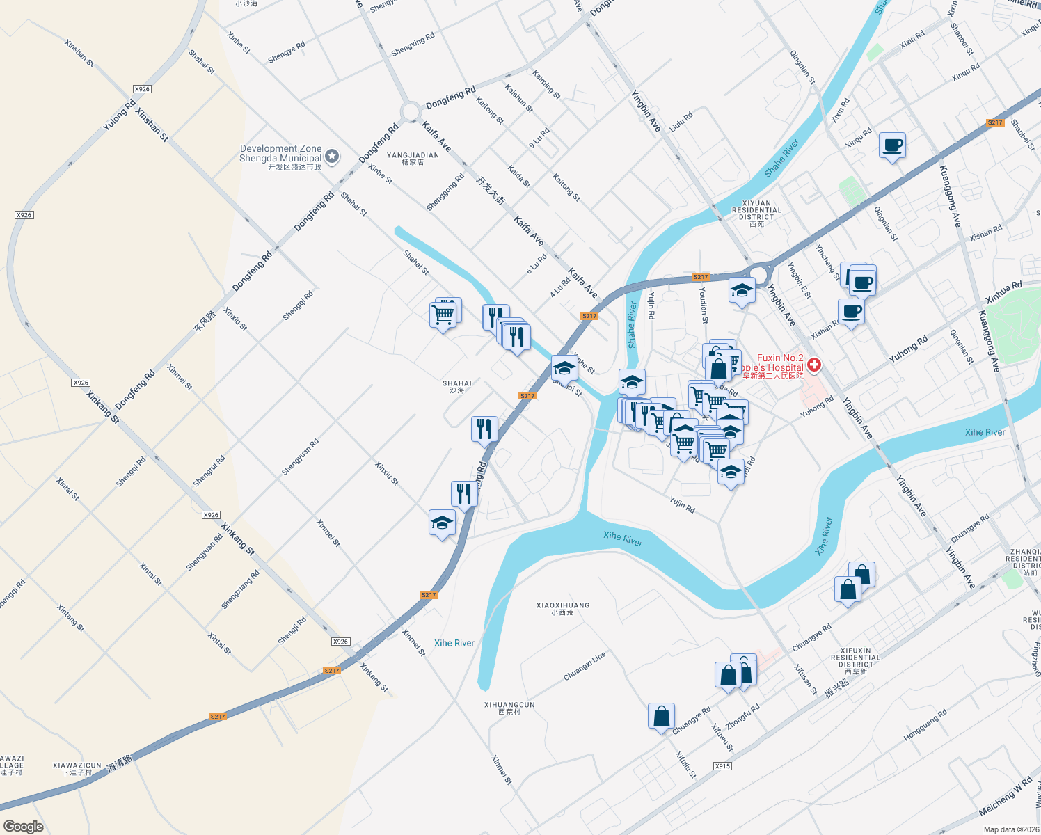 204 Provincial Road, Fuxin Liaoning - Walk Score