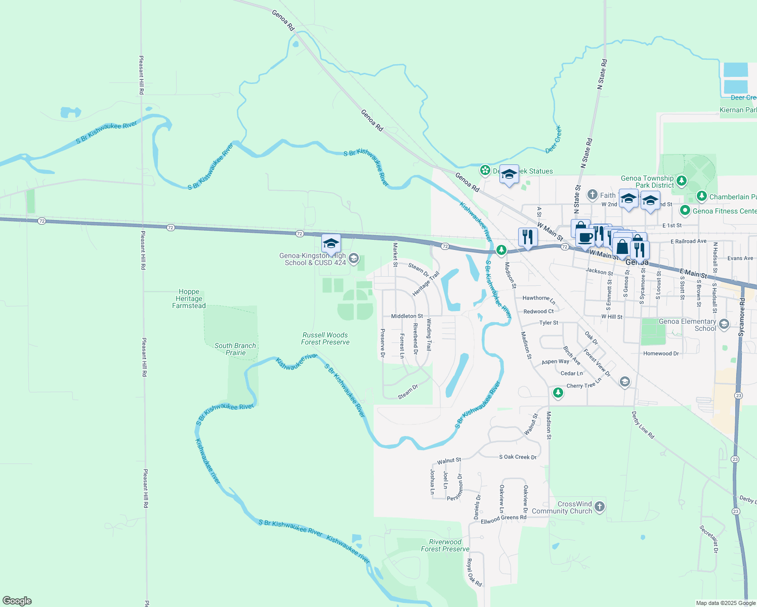 307 Preserve Drive, Genoa IL - Walk Score