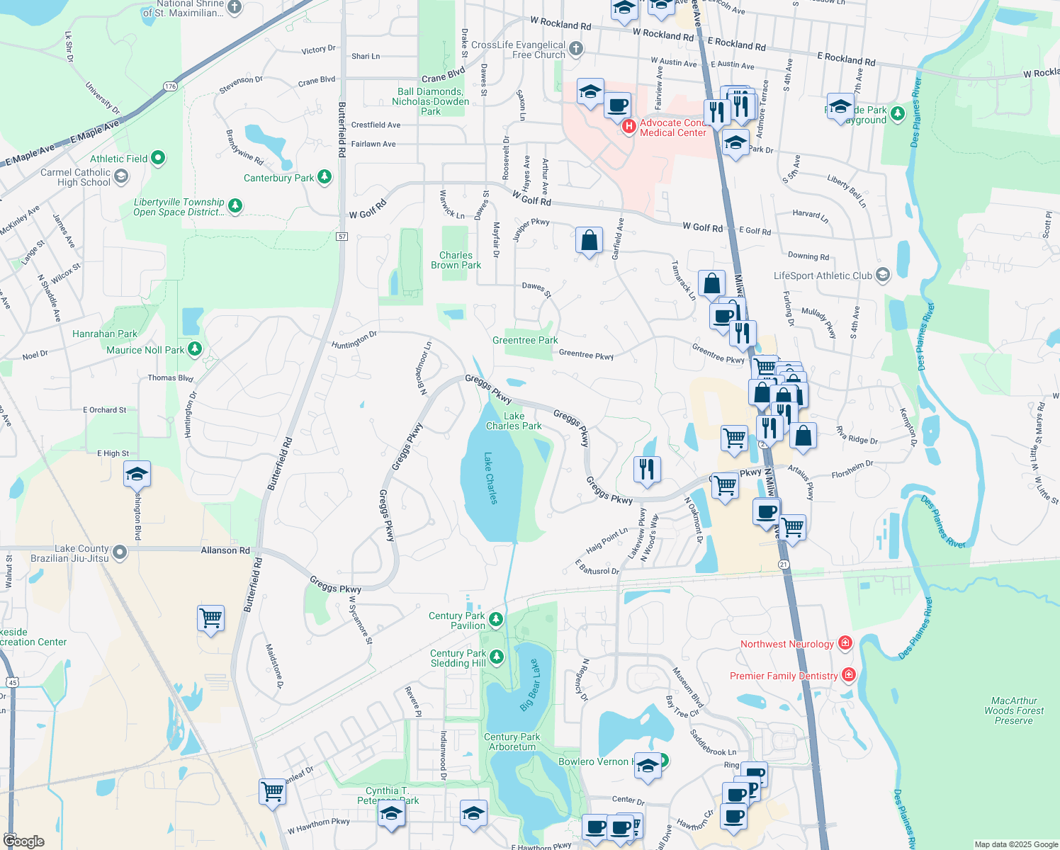 Vernon Hills IL - Walk Score