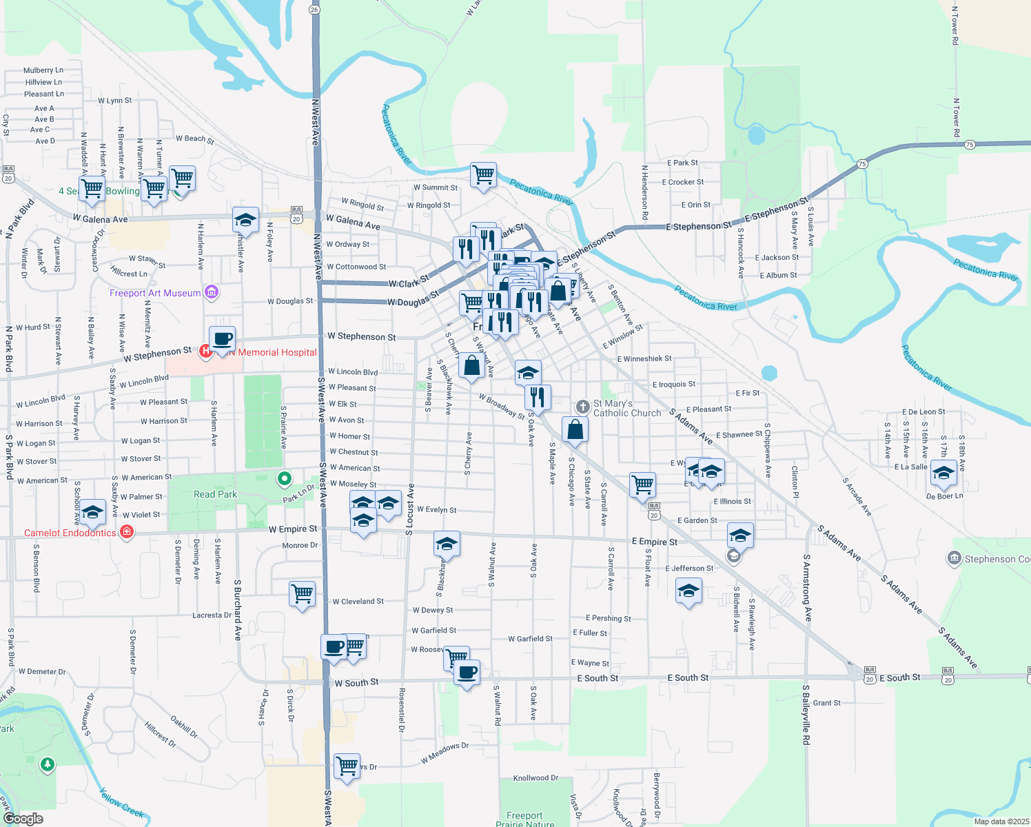 224 West Broadway Street, Freeport IL - Walk Score