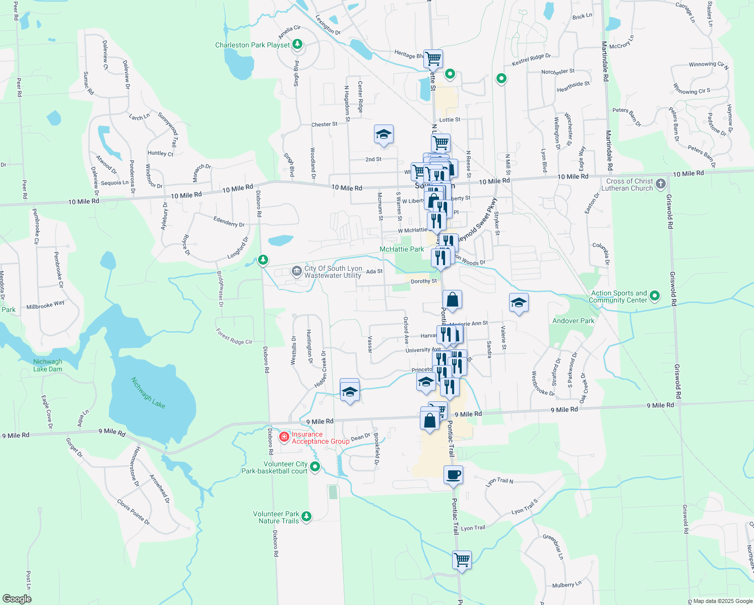 411 Jean Road, South Lyon MI - Walk Score