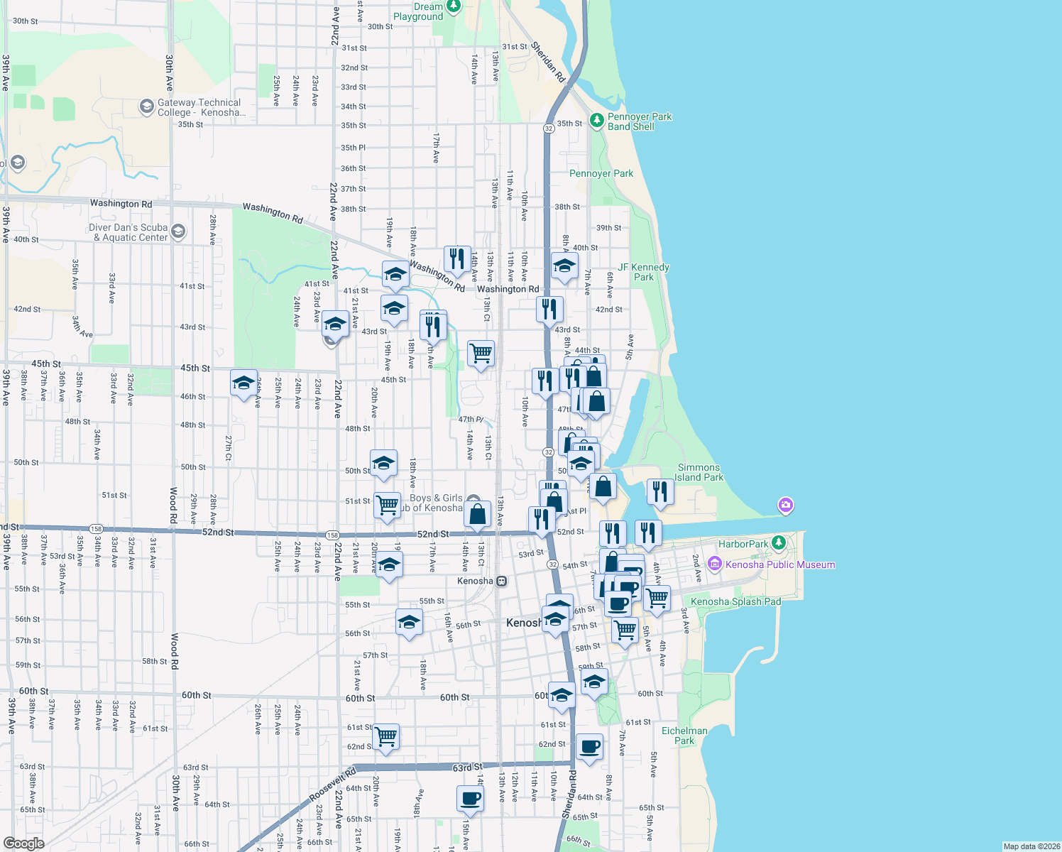 928 48th Street, Kenosha WI - Walk Score