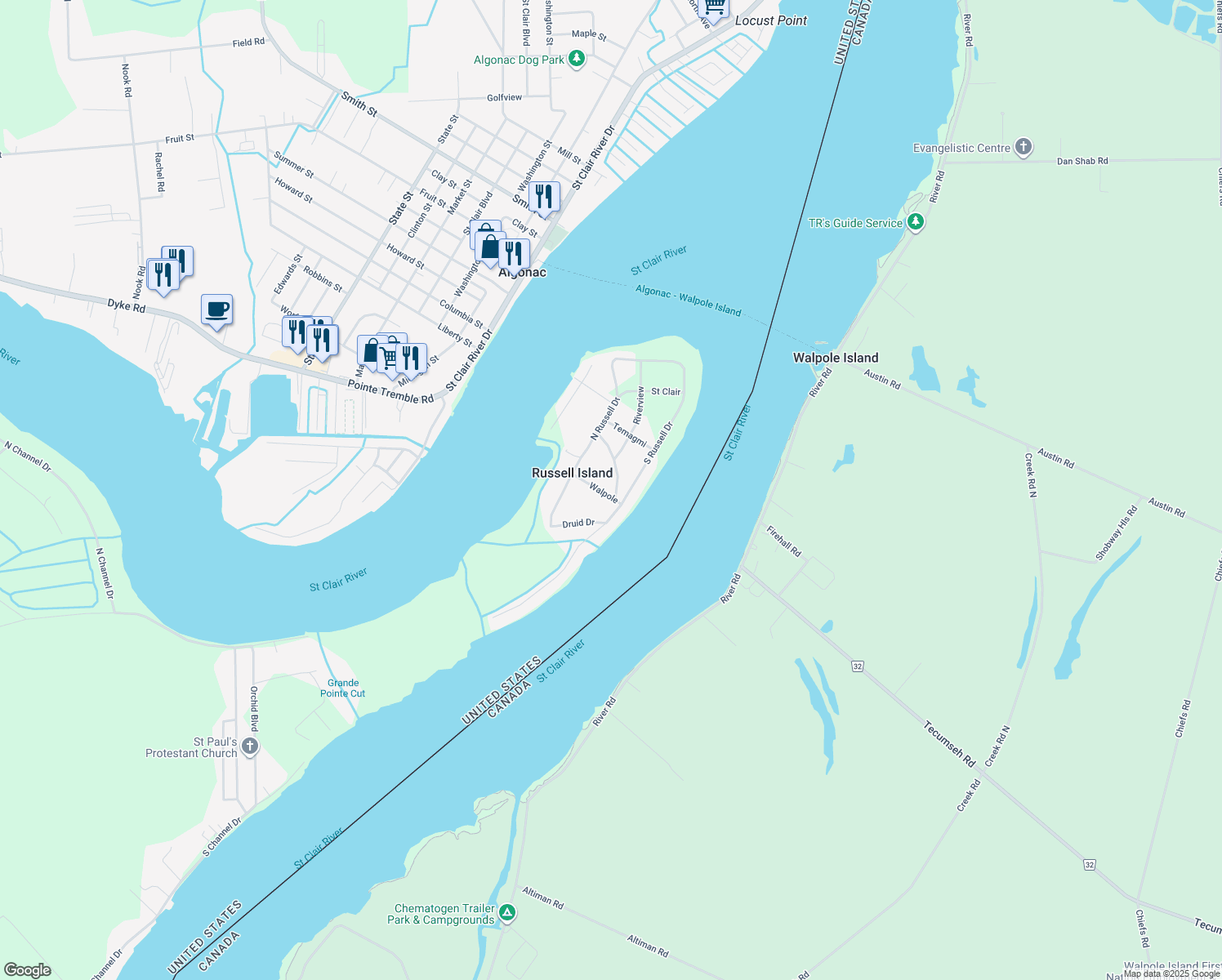124 Walpole, Harsens Island MI - Walk Score