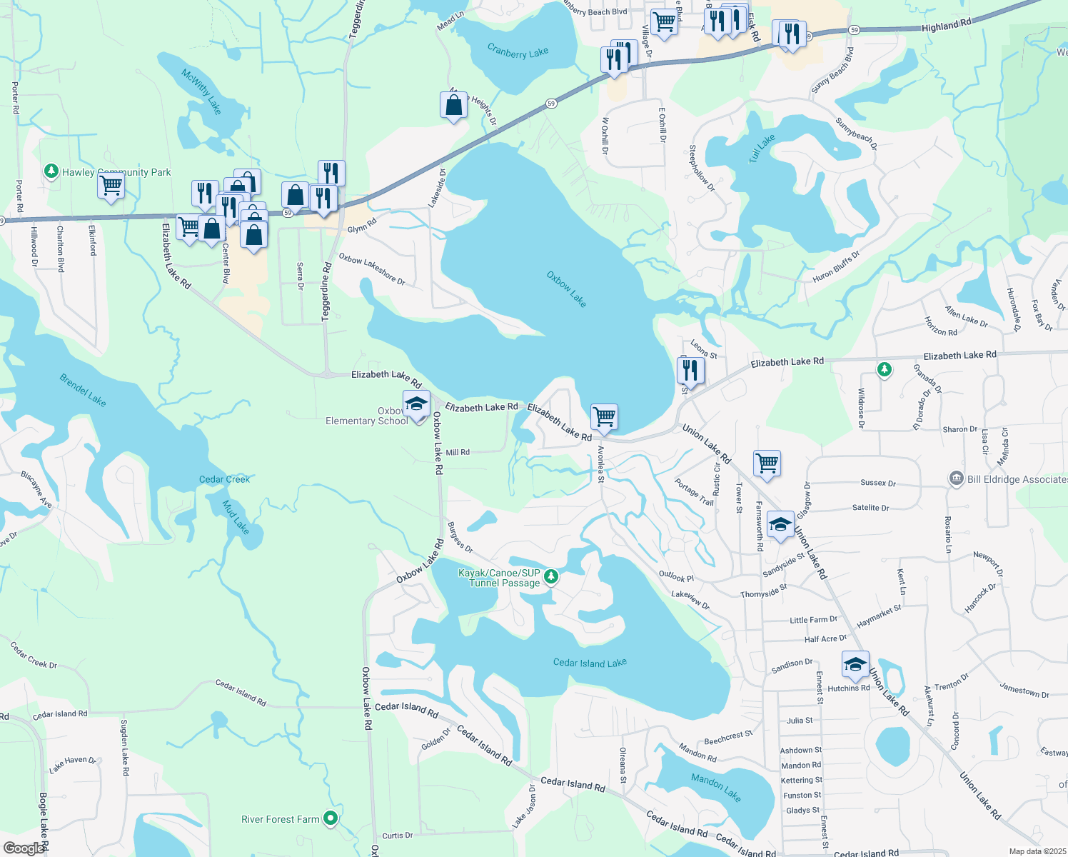 74 South Hulbert Avenue, White Lake charter Township MI - Walk Score
