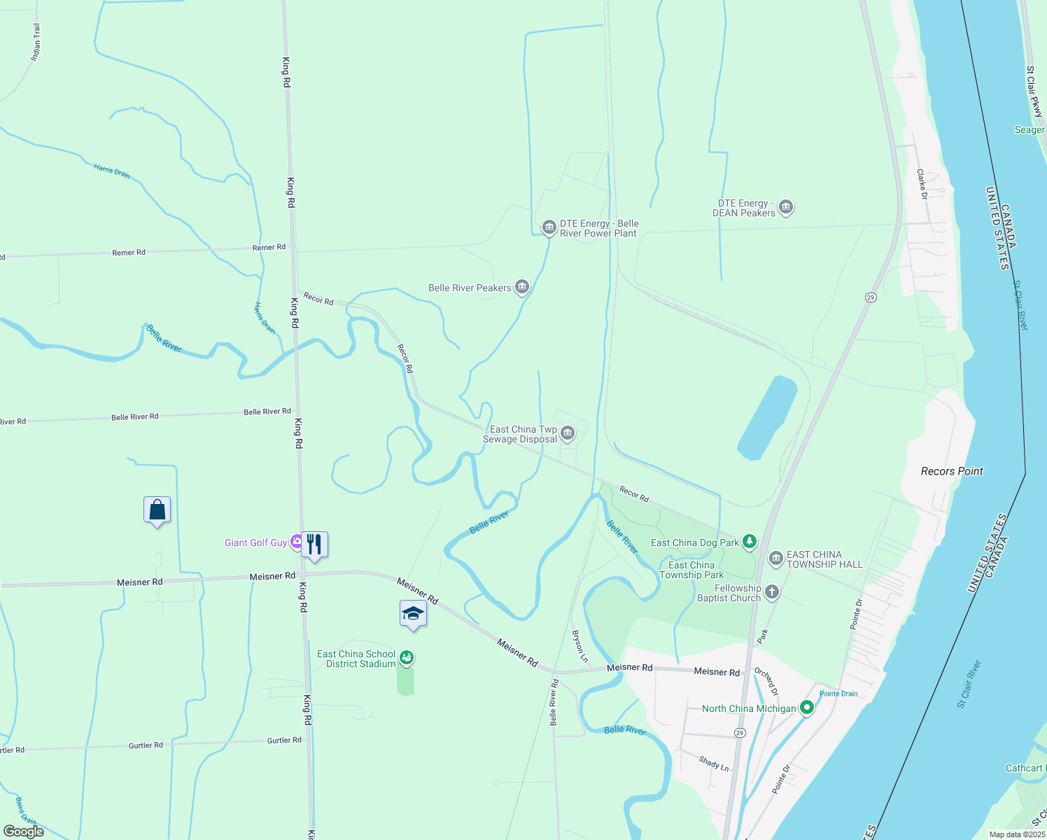 1650 Recor Road, China Township MI - Walk Score