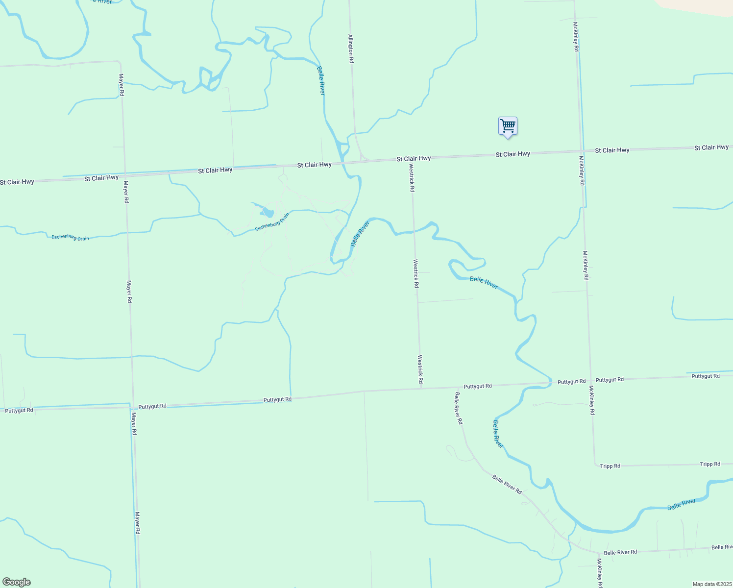 6996 Puttygut Road, China Township MI - Walk Score