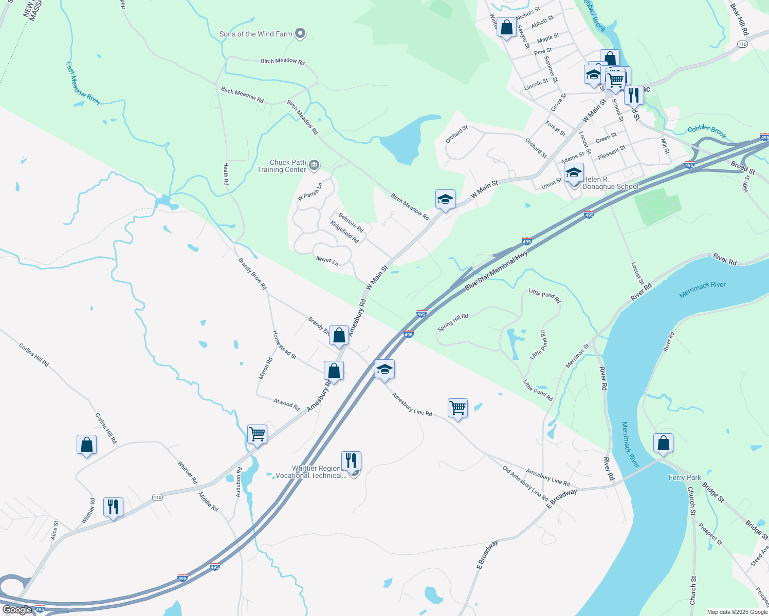 Carriage Town Park, Merrimac MA - Walk Score
