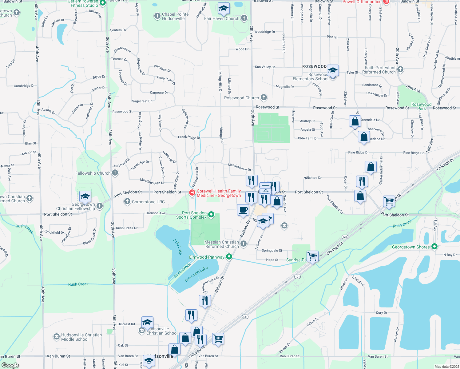2935 Port Sheldon Street, Hudsonville MI - Walk Score