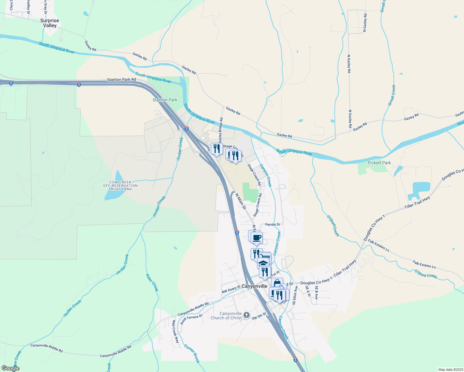 Tiller Trail Highway, Canyonville OR - Walk Score
