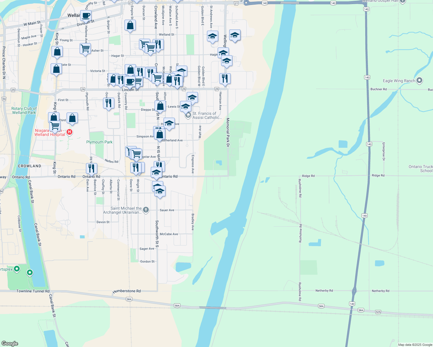 1161 Ontario Road, Welland ON - Walk Score