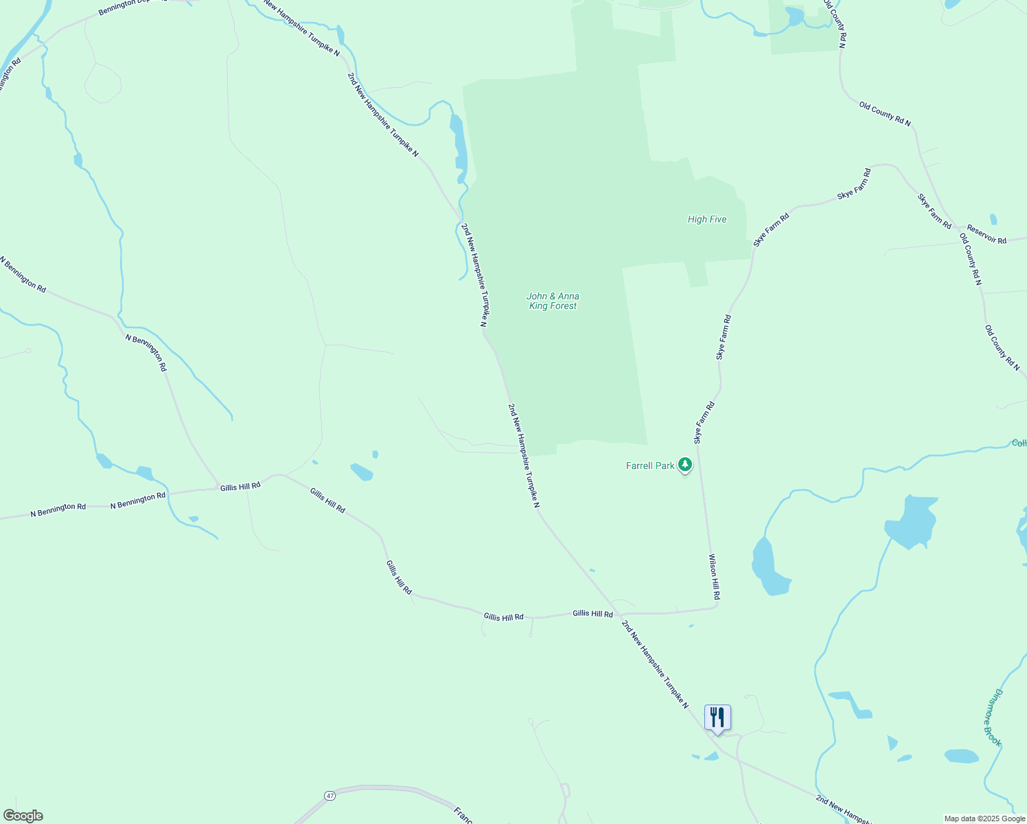 2572 2nd New Hampshire Turnpike North, Deering NH - Walk Score