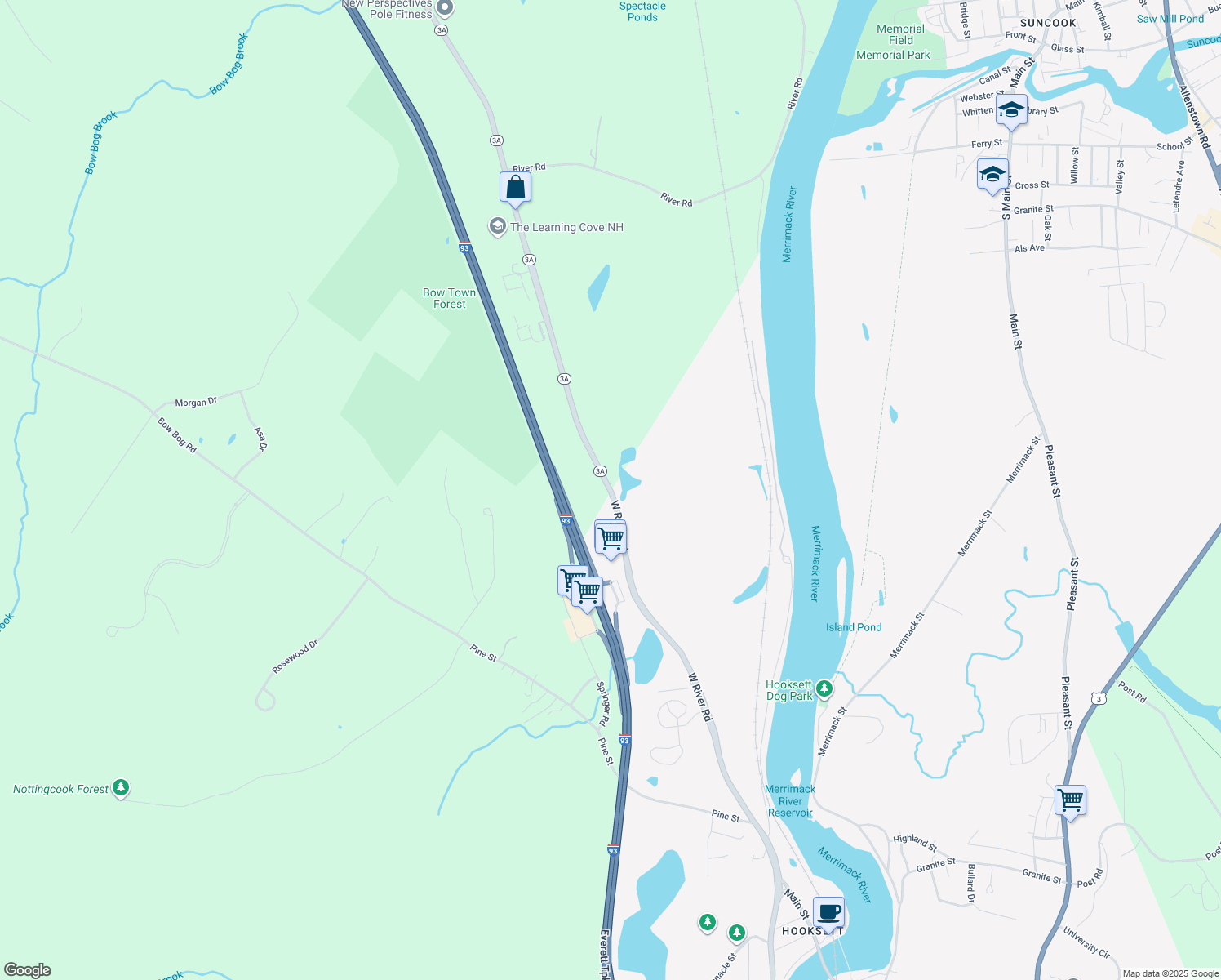 1214 New Hampshire 3A, Bow NH - Walk Score