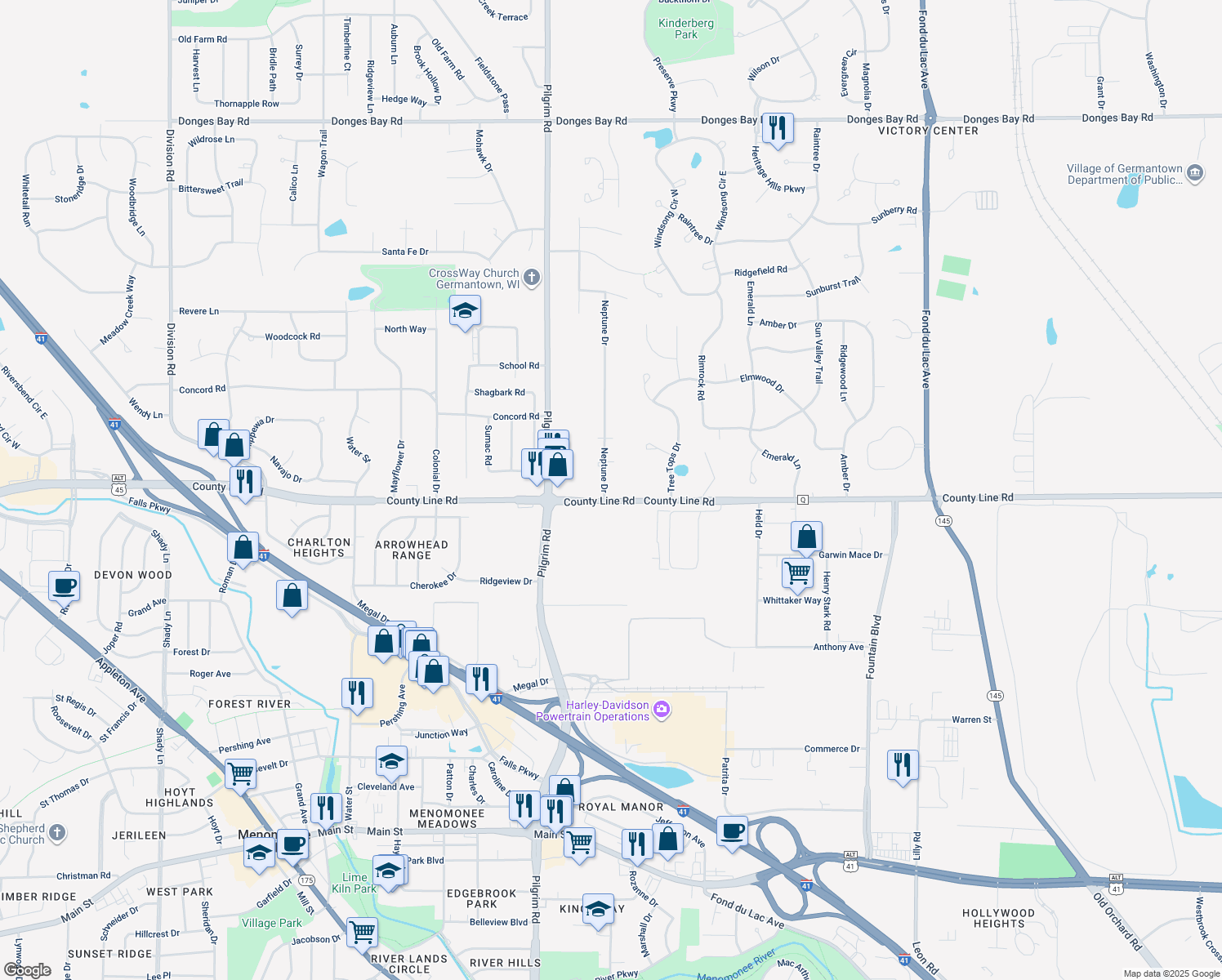 N96W15358 County Line Road, Germantown WI - Walk Score