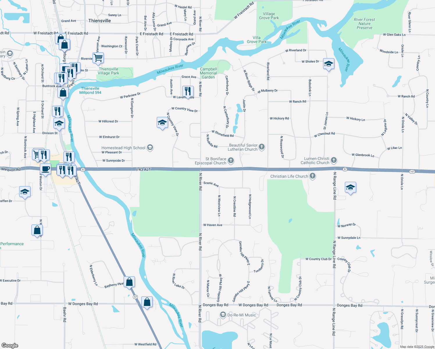 4023 West Mequon Road, Mequon WI - Walk Score