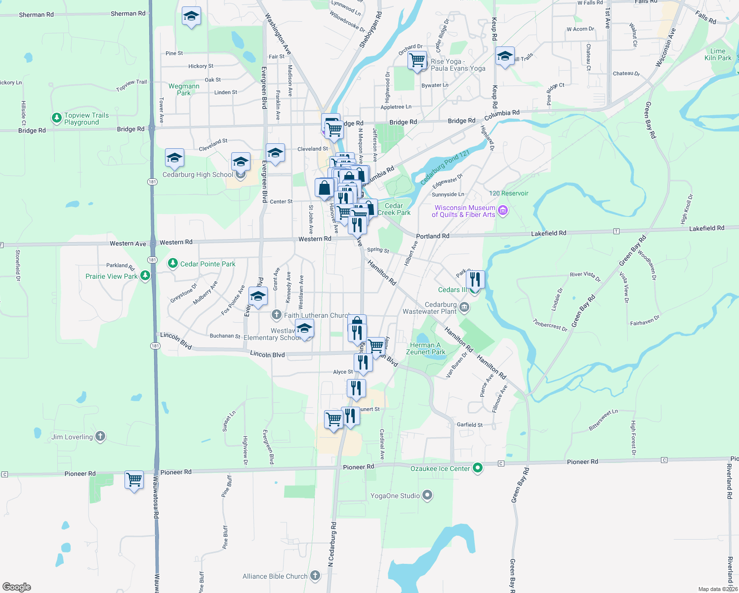 N39W6097 Jackson Street, Cedarburg WI - Walk Score
