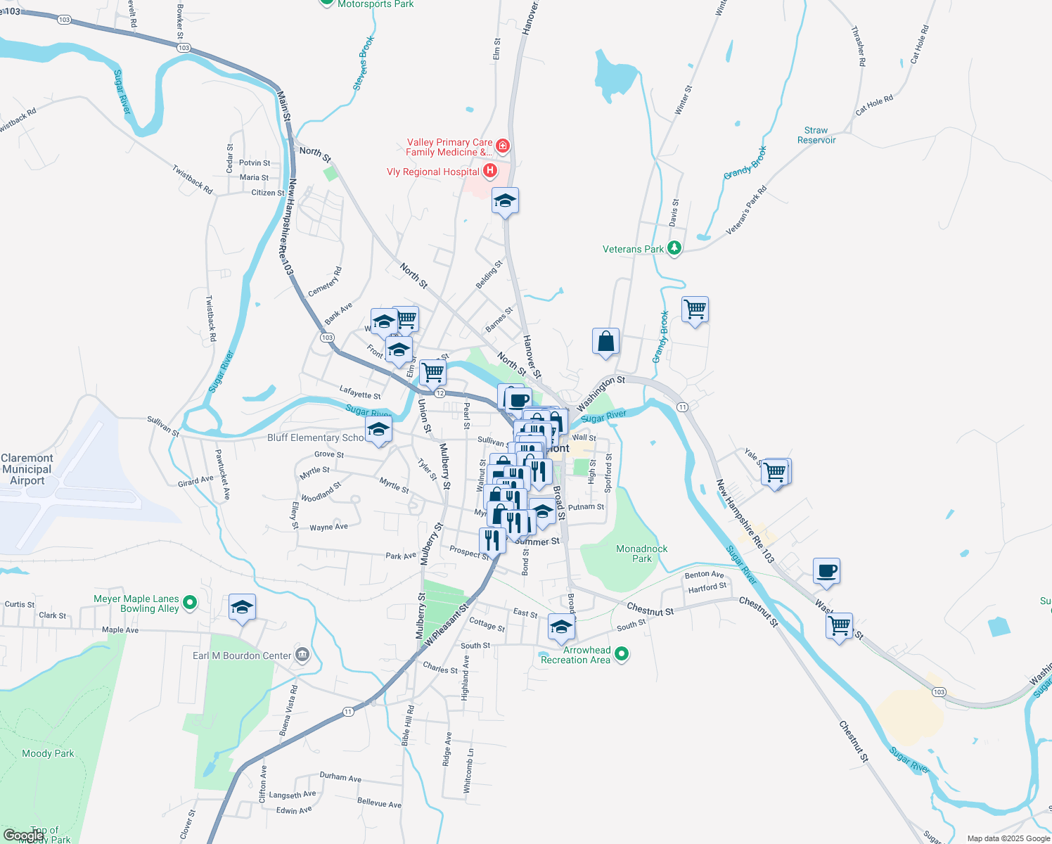 21 Water Street, Claremont NH - Walk Score