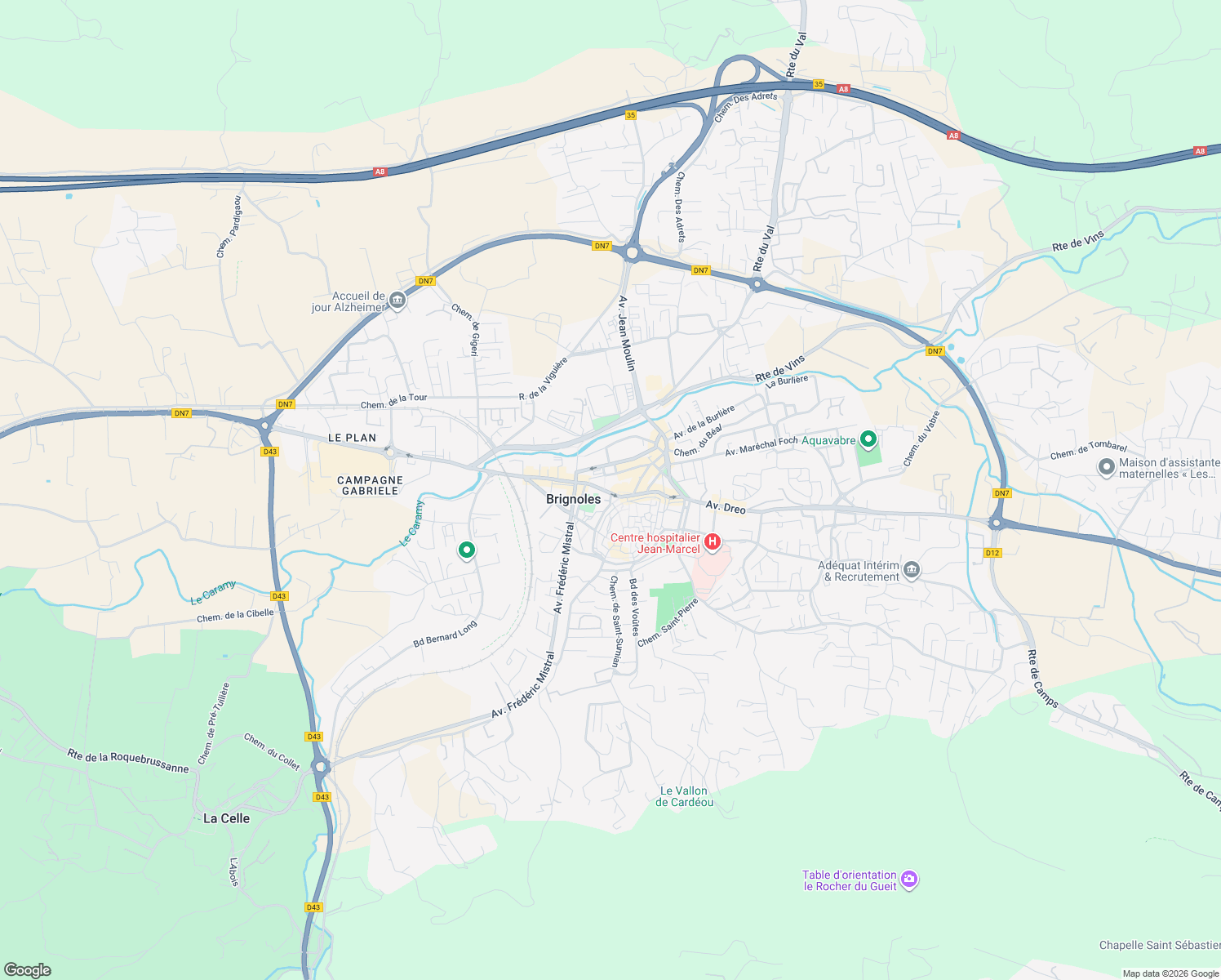 Brignoles Provence-Alpes-Côte d'Azur - Walk Score