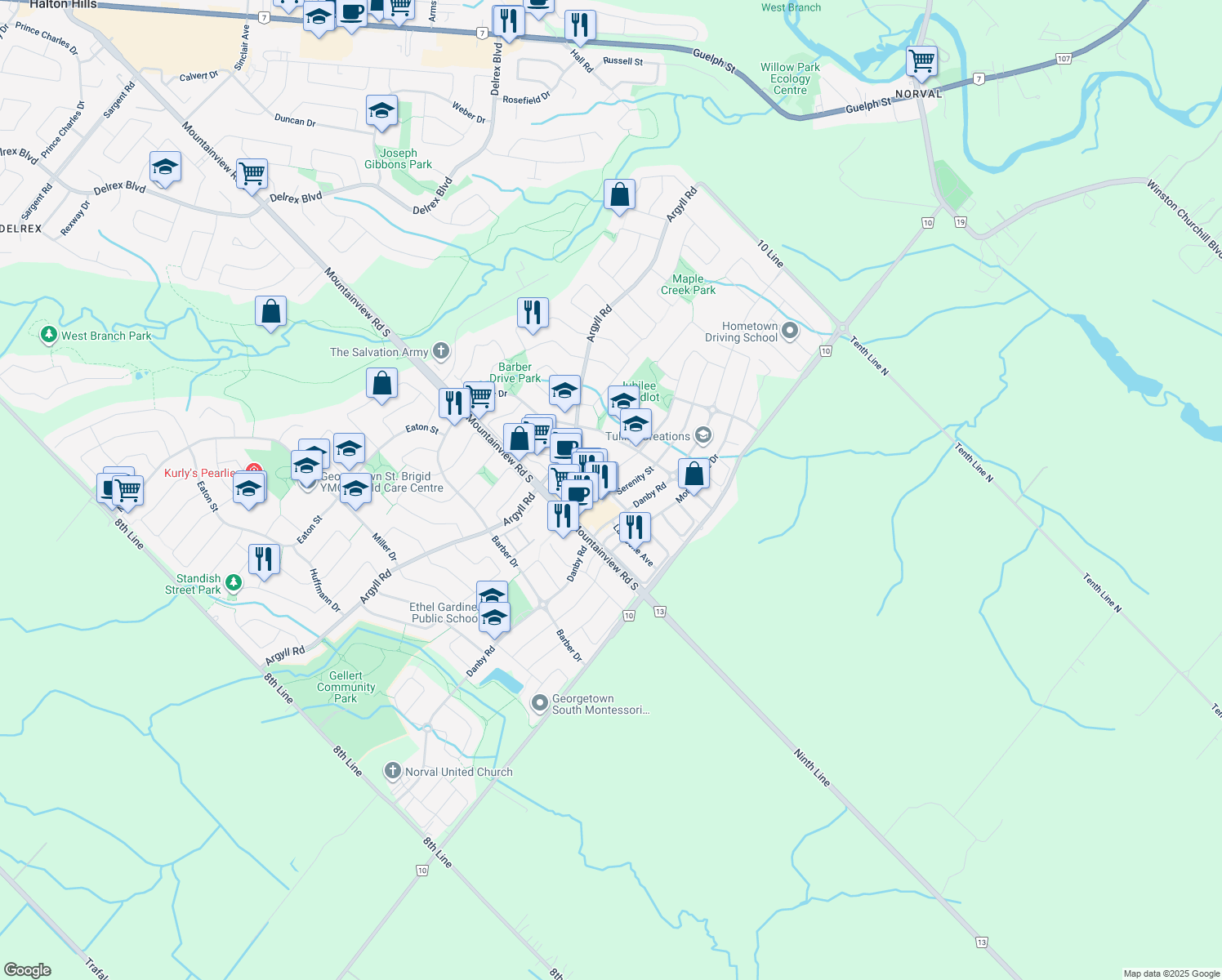 19 Niagara Trail, Halton Hills ON - Walk Score