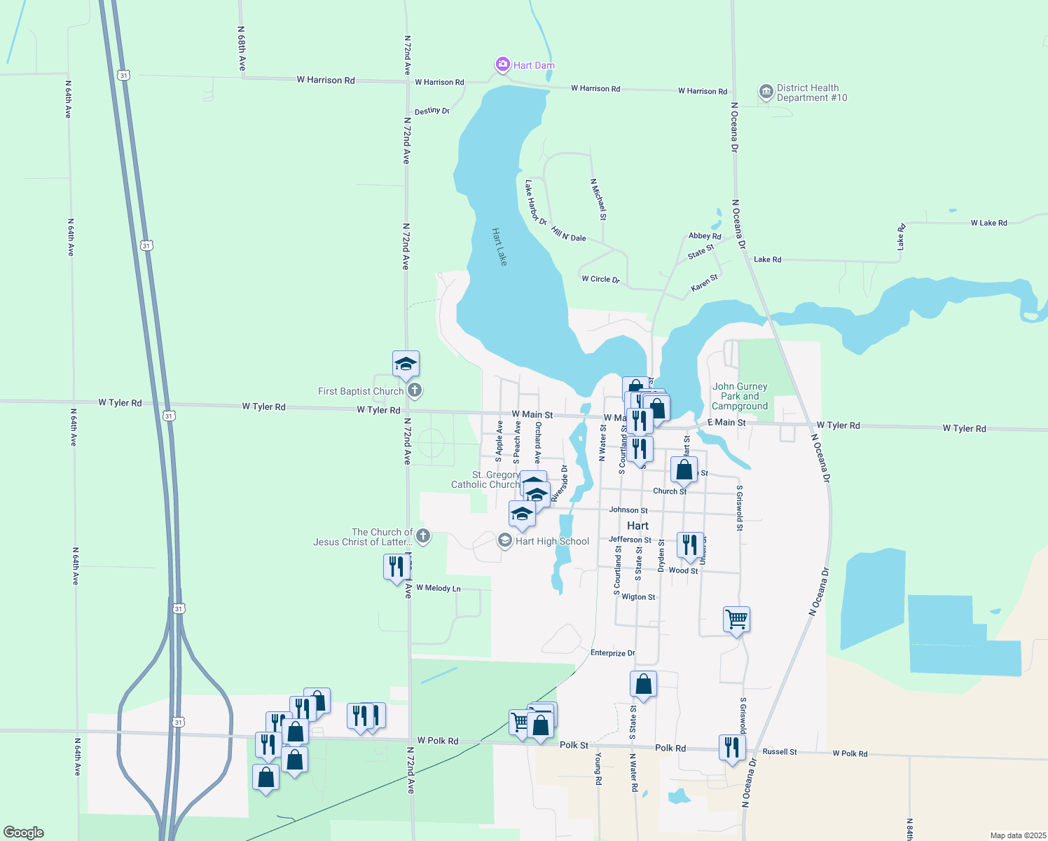 271 West Main Street, Hart MI - Walk Score