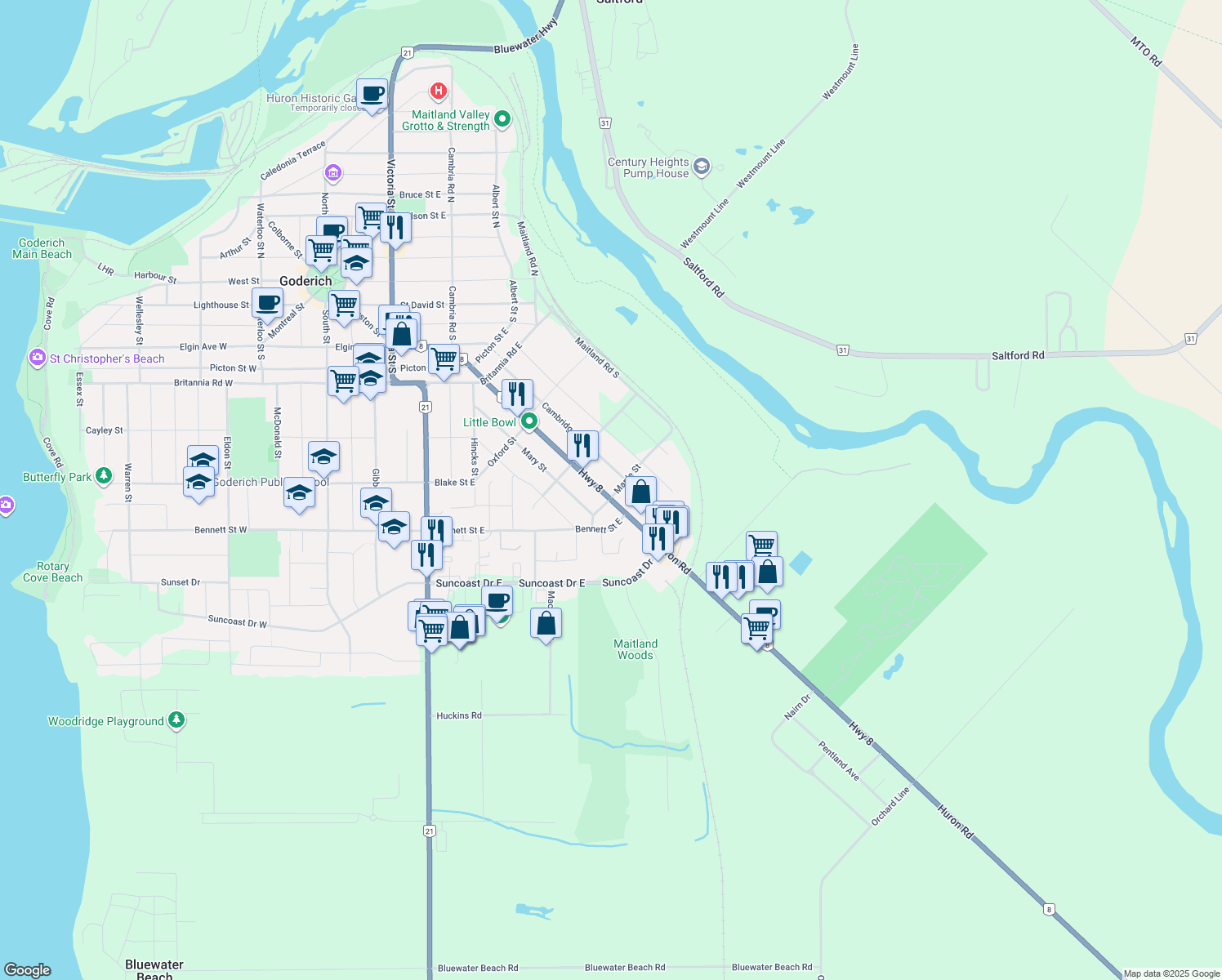 319 Huron Road, Goderich ON - Walk Score