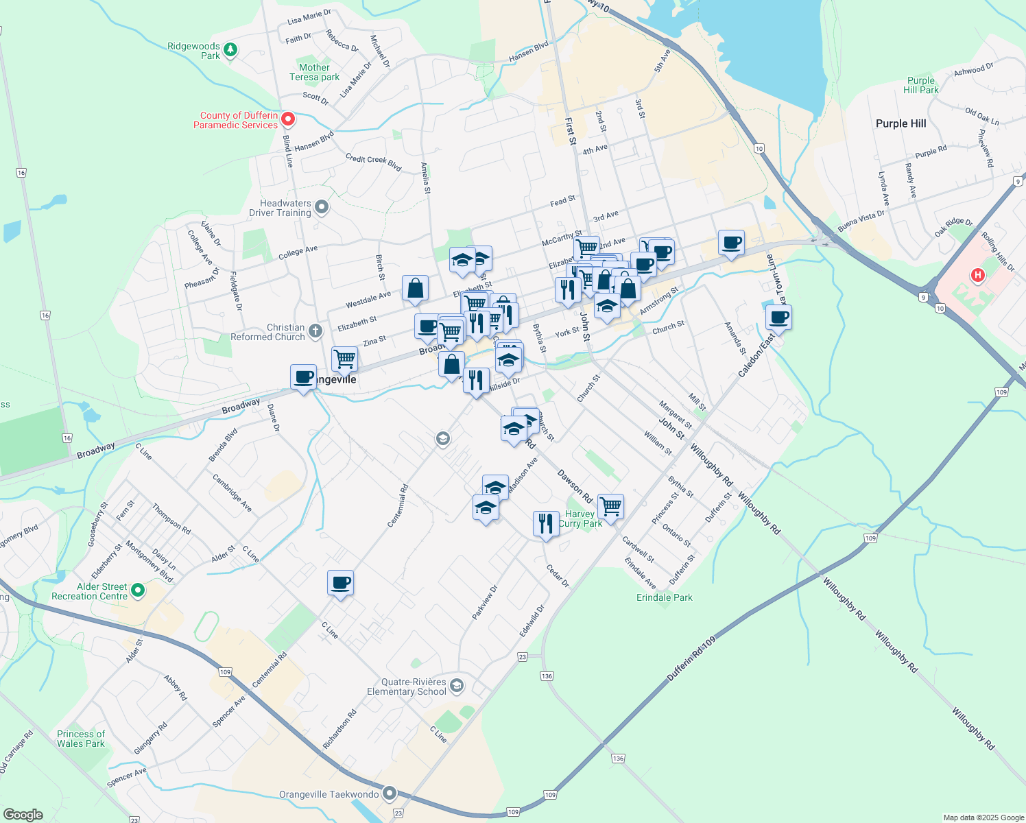 46 Centre Street, Orangeville ON - Walk Score