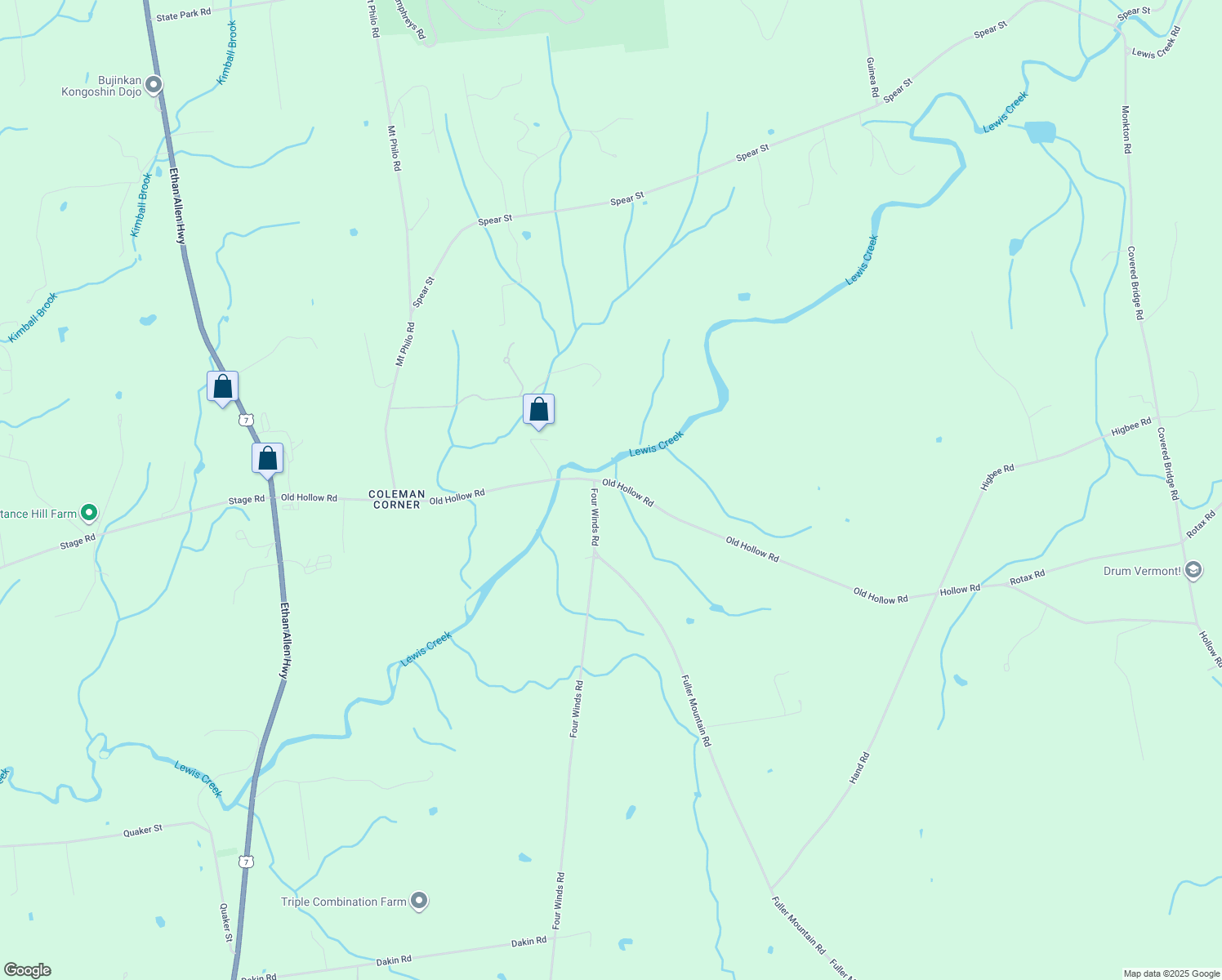 886 Old Hollow Road, Ferrisburgh VT - Walk Score