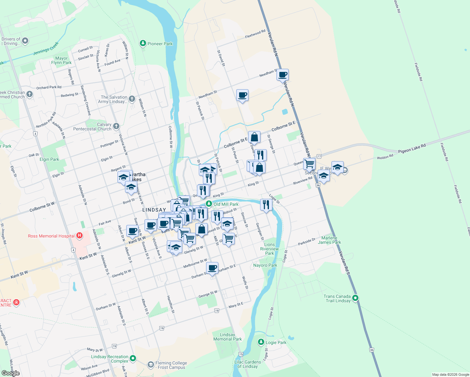 74 King Street, Lindsay ON - Walk Score