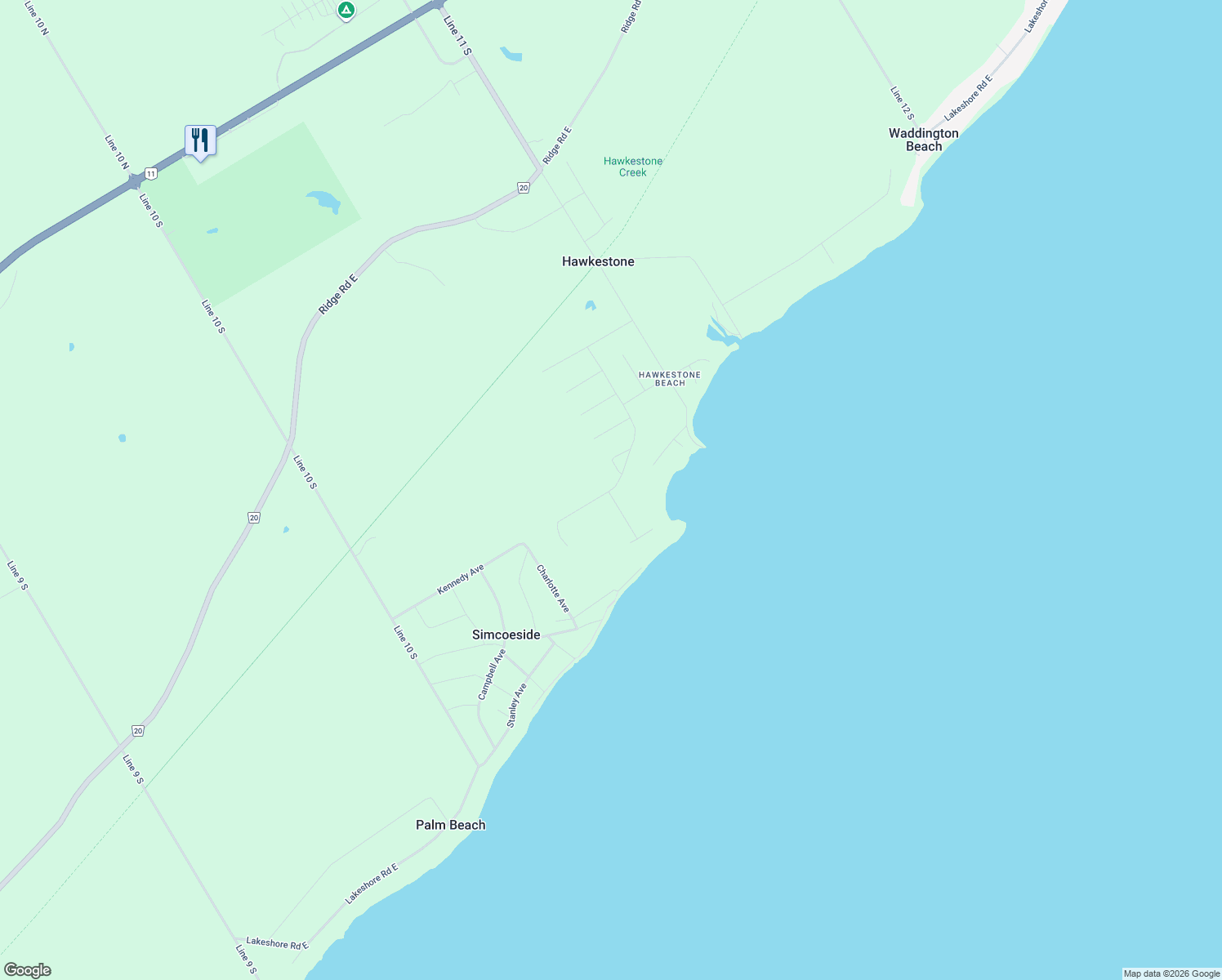 16 Taras Blvd, Hawkestone ON - Walk Score