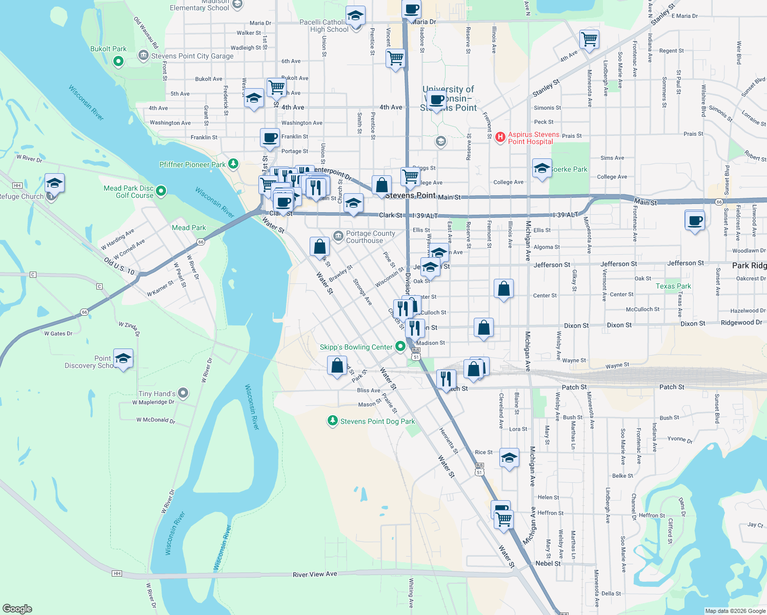 1948 Church Street, Stevens Point WI - Walk Score