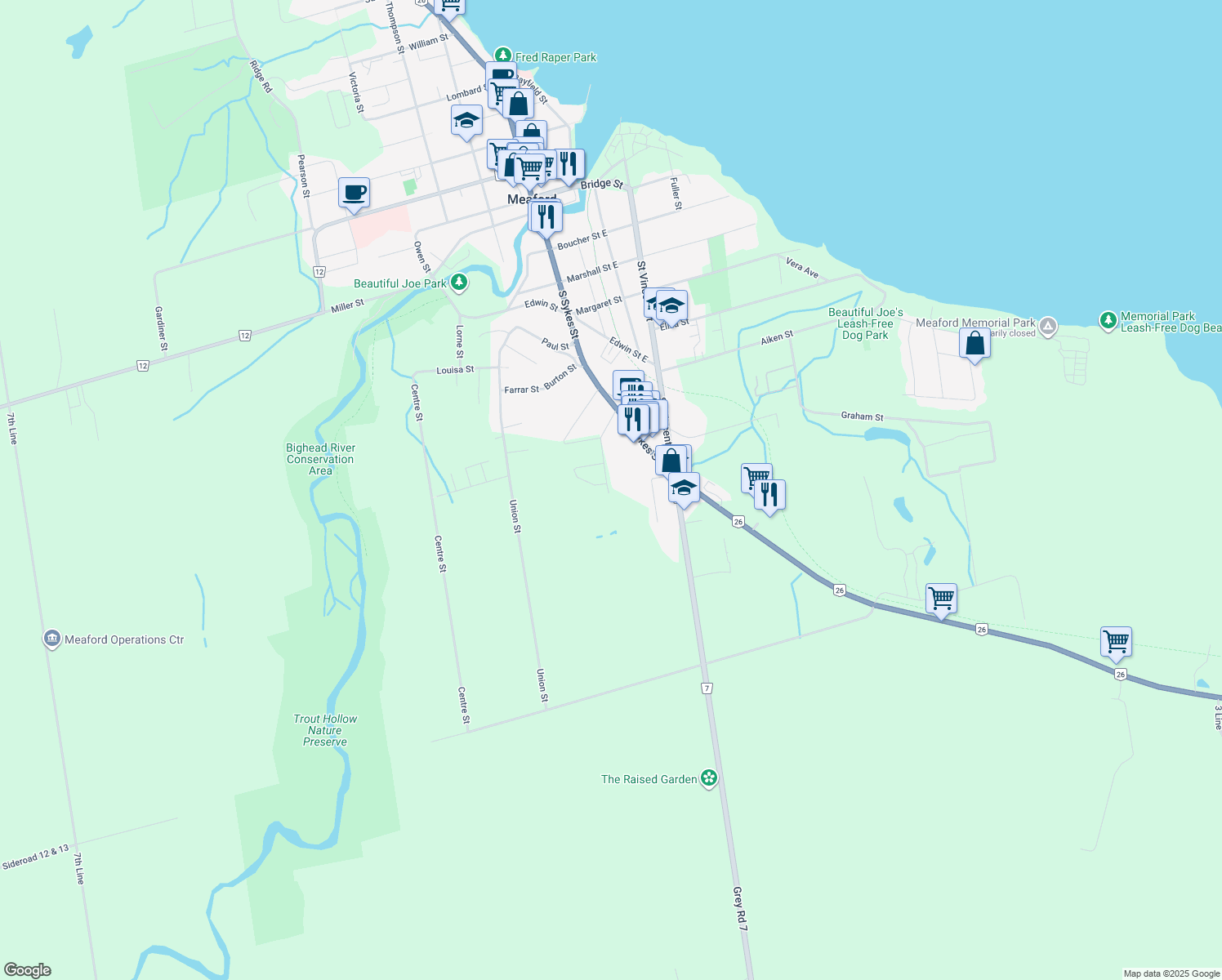 Meaford ON - Walk Score