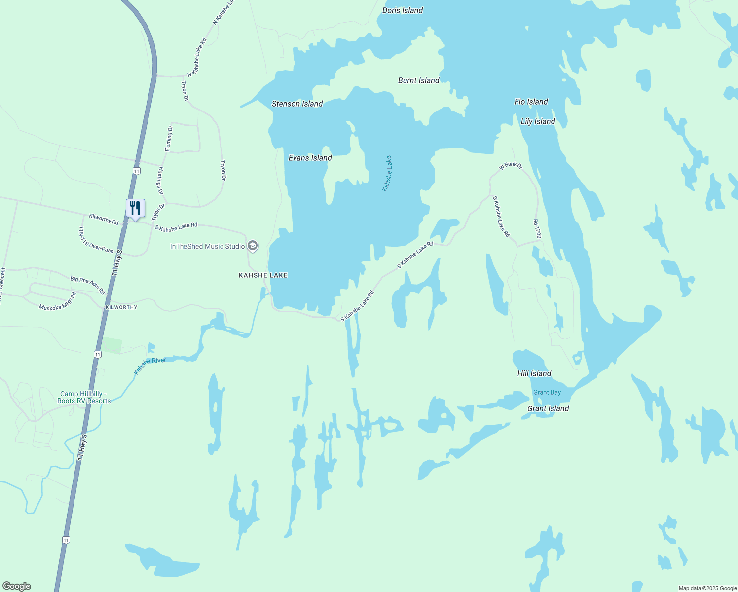 South Kahshe Lake Road, Gravenhurst ON - Walk Score
