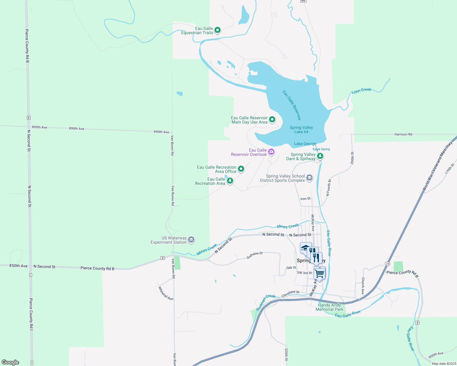 508 Eau Galle Dam Road, Spring Valley WI - Walk Score