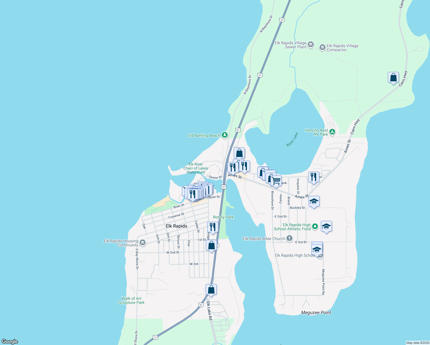 Elk Rapids MI - Walk Score