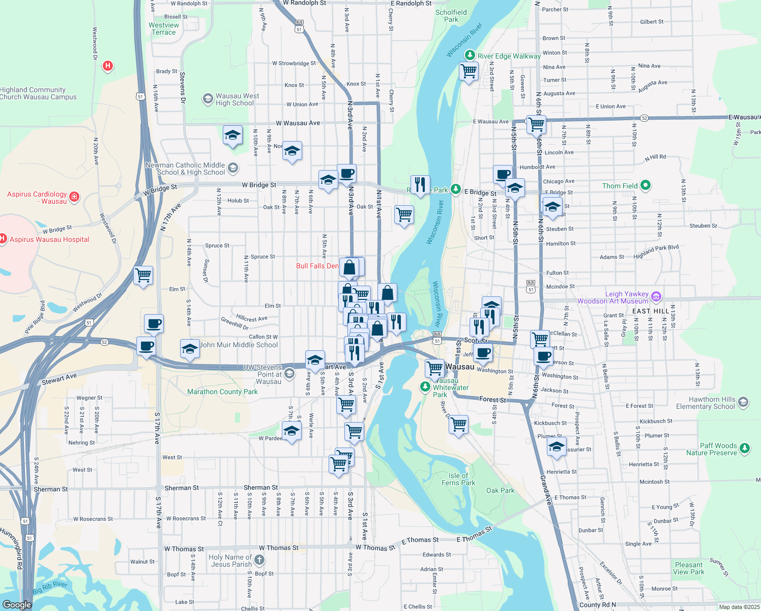 2 Elm Street, Wausau WI - Walk Score