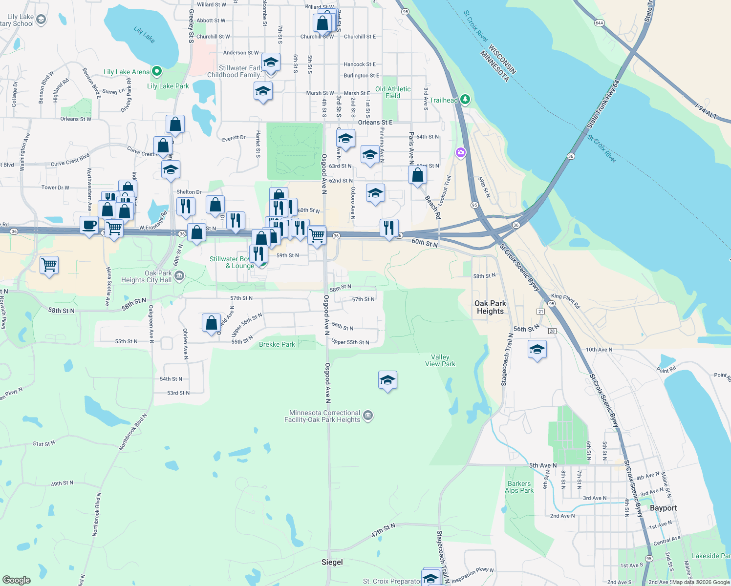 15437-15463 57th Street North, Stillwater MN - Walk Score