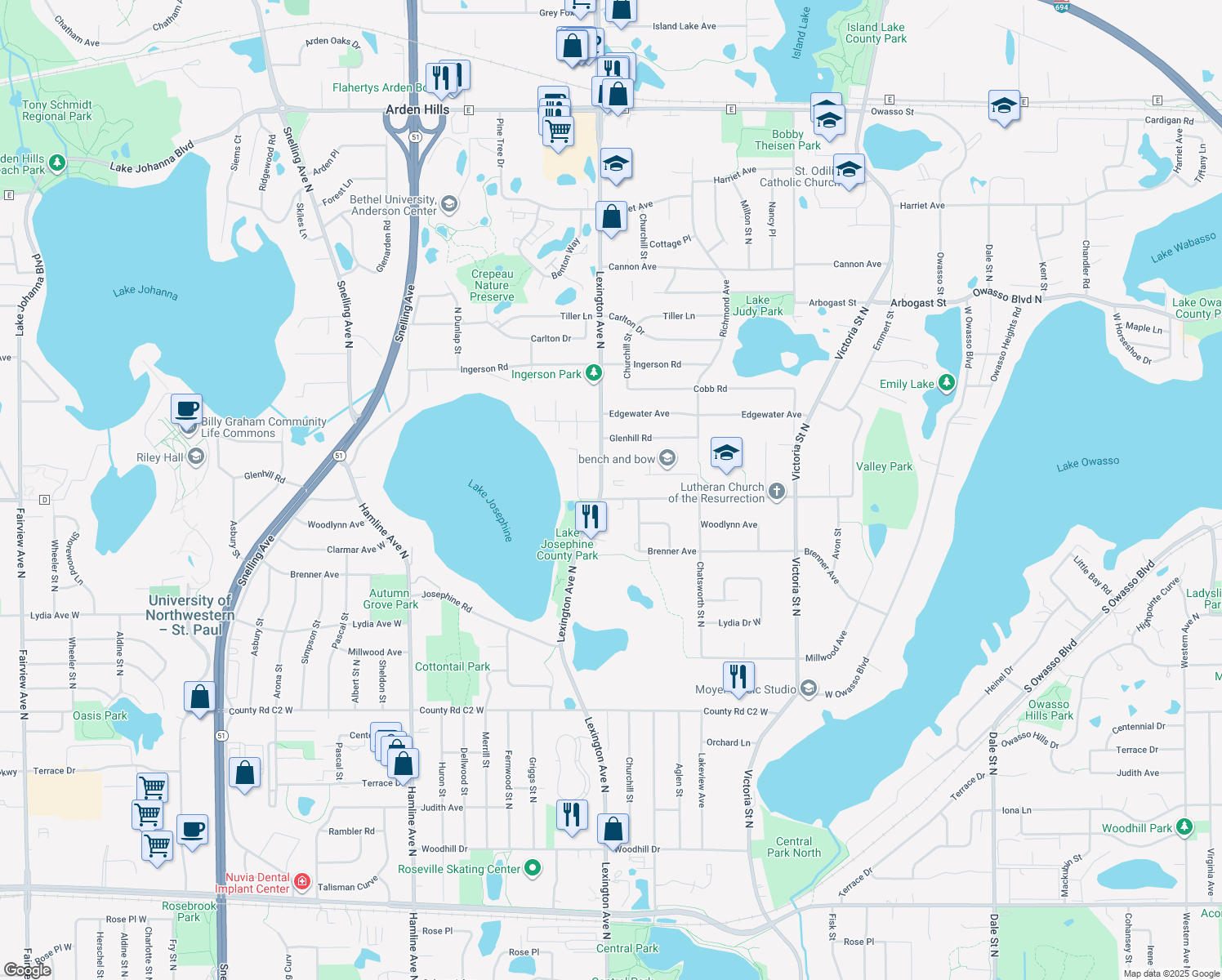 3150 Lexington Avenue North, Shoreview MN - Walk Score