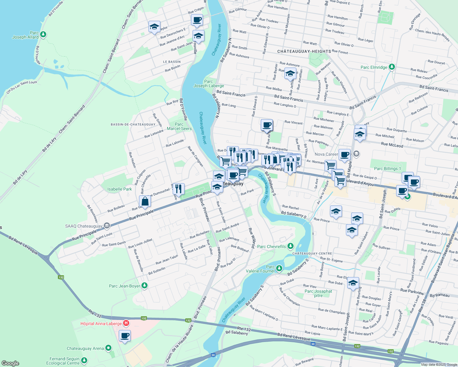 Châteauguay QC - Walk Score