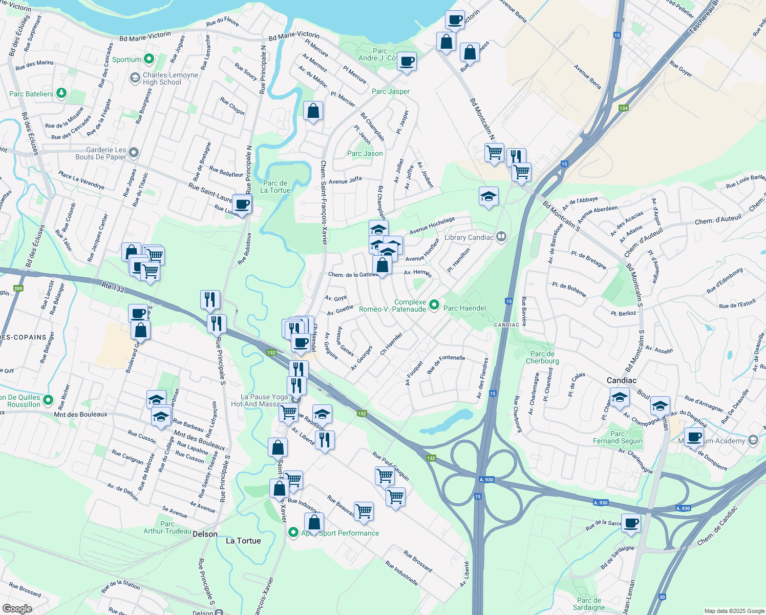 Candiac QC - Walk Score