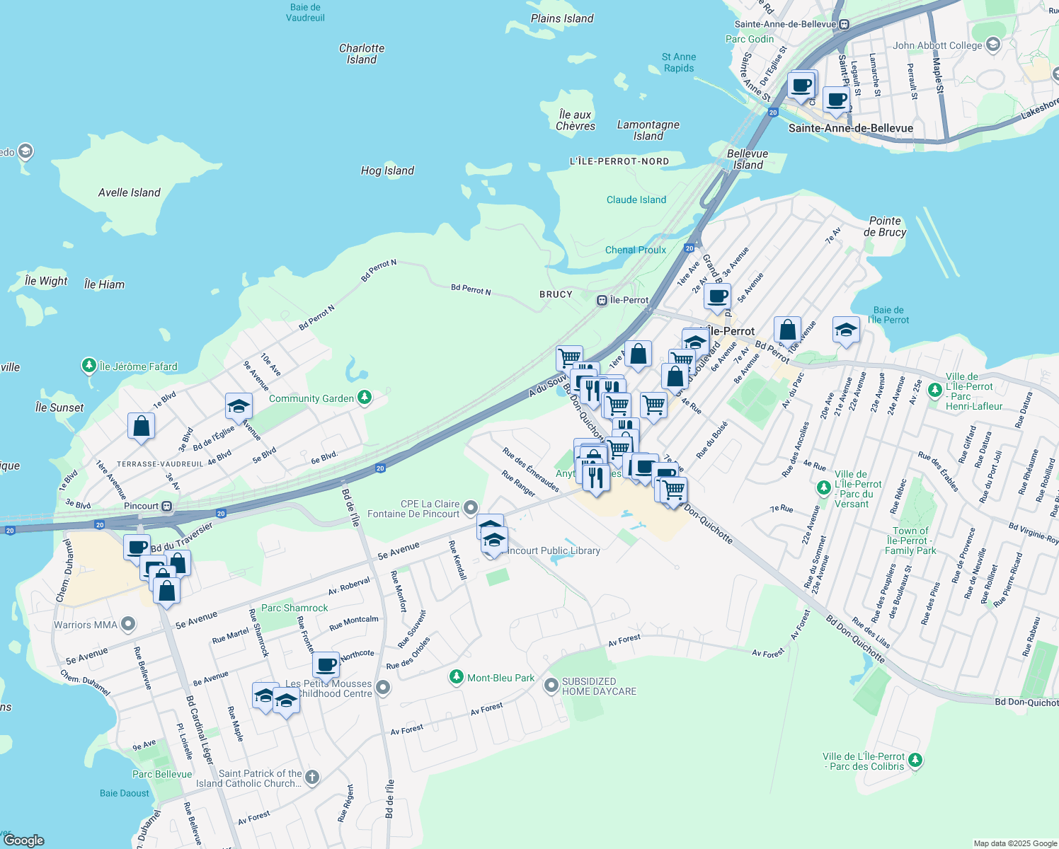 93 Rue des Saphirs, L'Île-Perrot QC - Walk Score