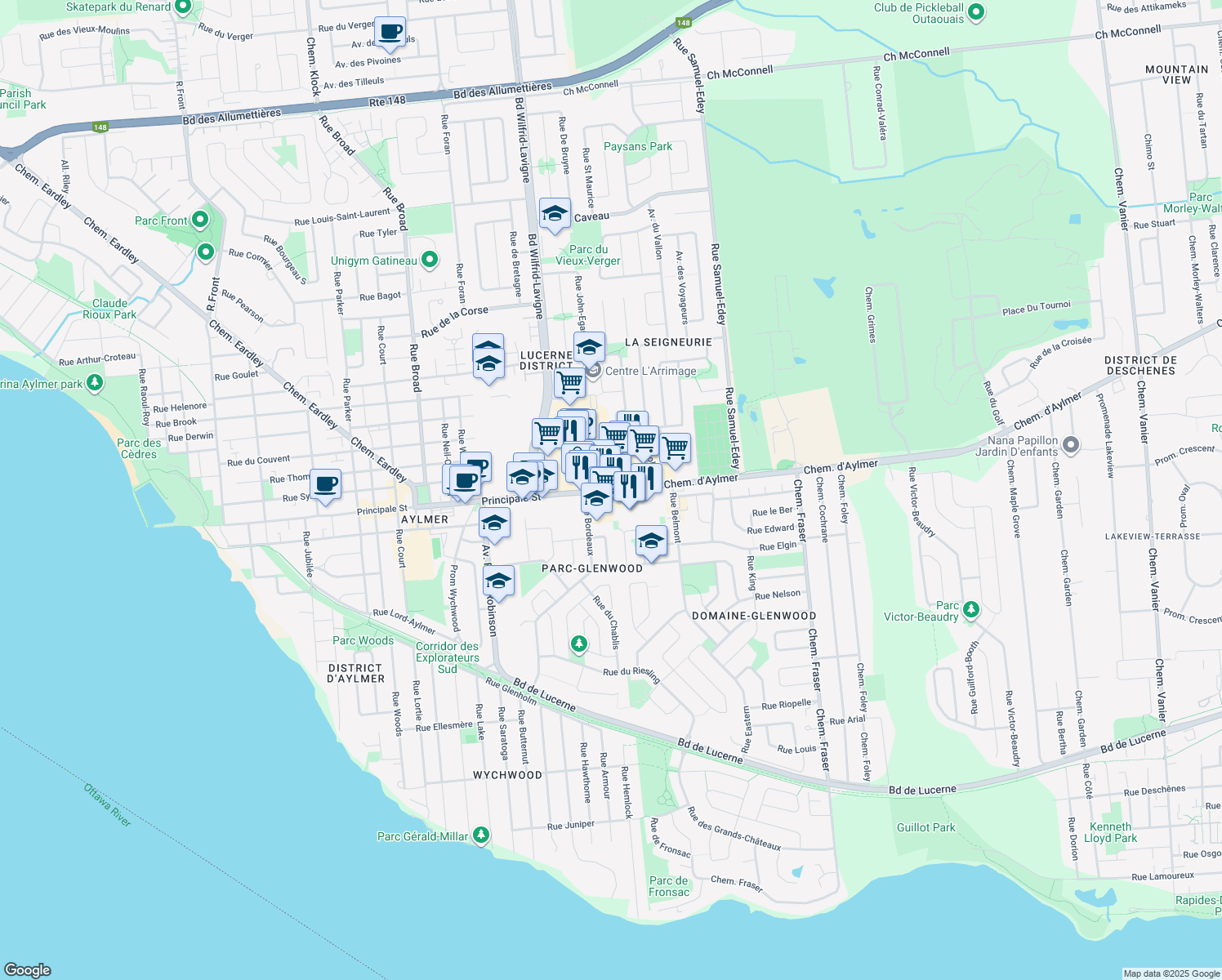 180 Chemin d'Aylmer, Gatineau QC - Walk Score