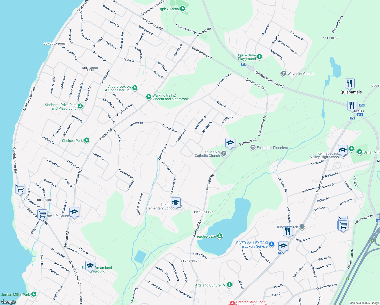 19 Southwood Drive, Quispamsis NB - Walk Score
