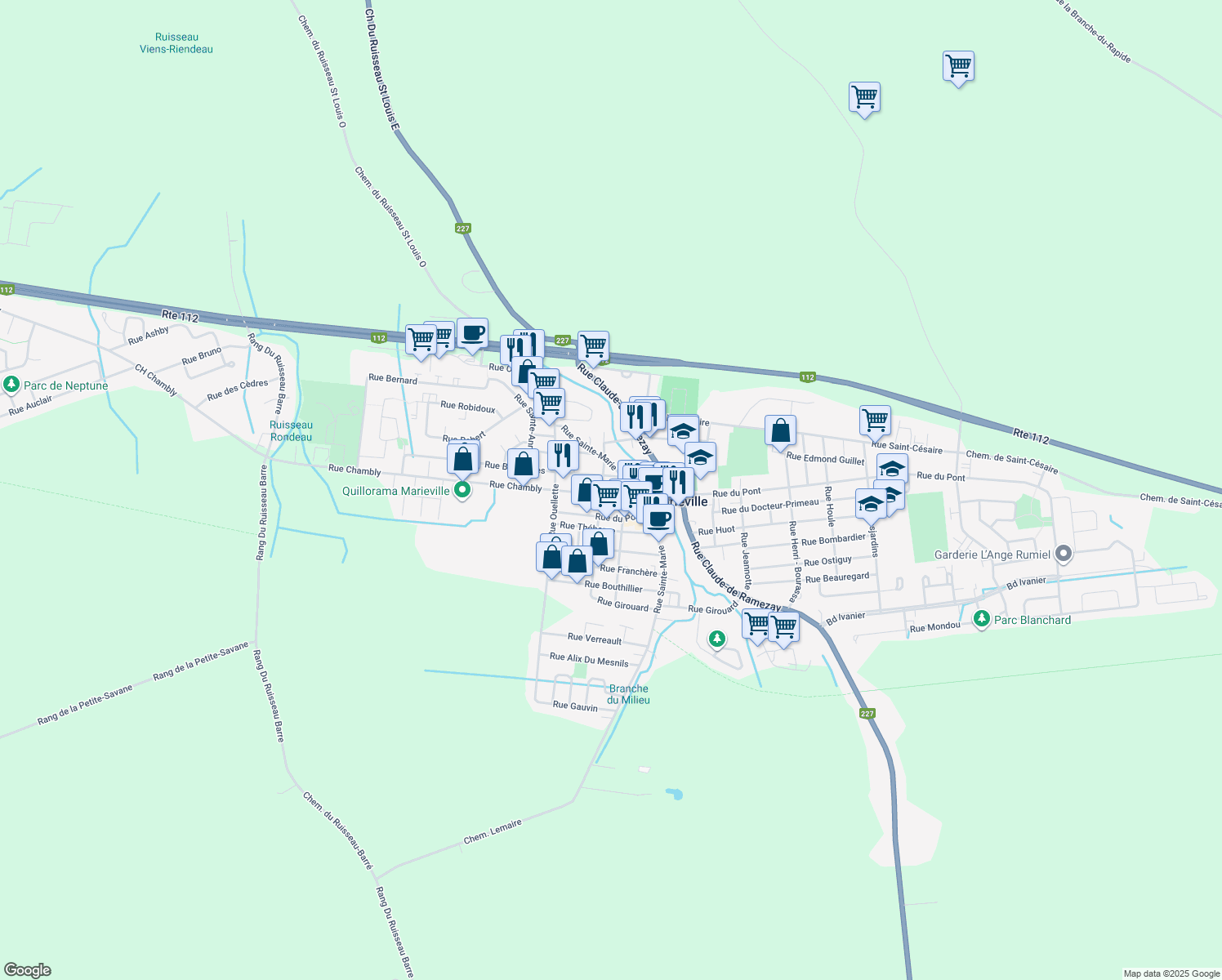 1173 Rue Chambly, Marieville QC - Walk Score