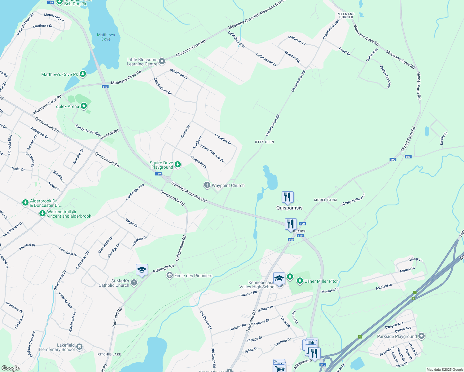 38 Chamberlain Road, Quispamsis NB - Walk Score