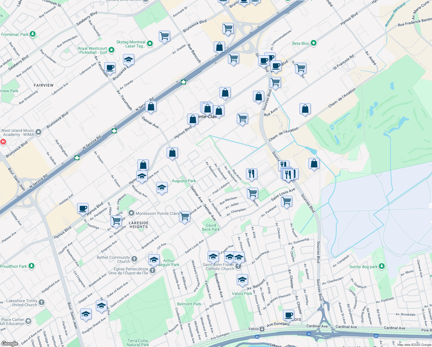 155 Avenue Radisson, Pointe-Claire QC - Walk Score