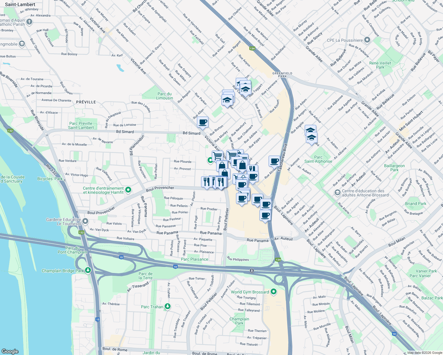 1 Place du Commerce, Brossard QC - Walk Score