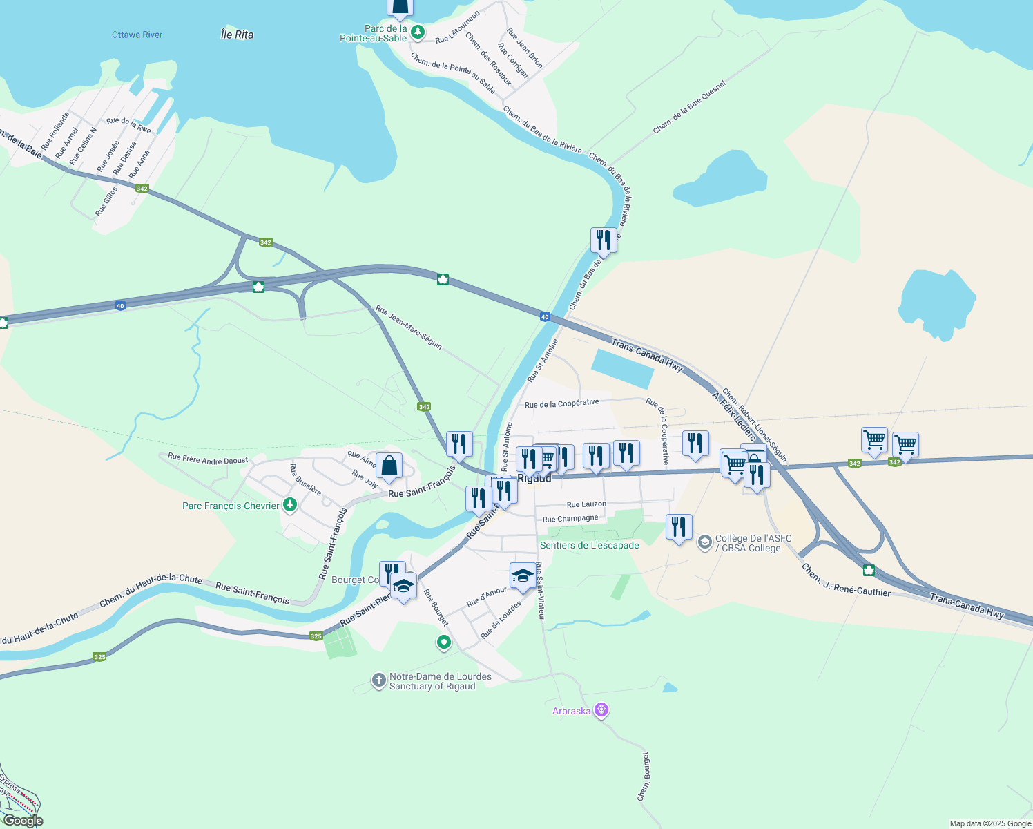 43 Rue Saint Antoine, Rigaud QC - Walk Score