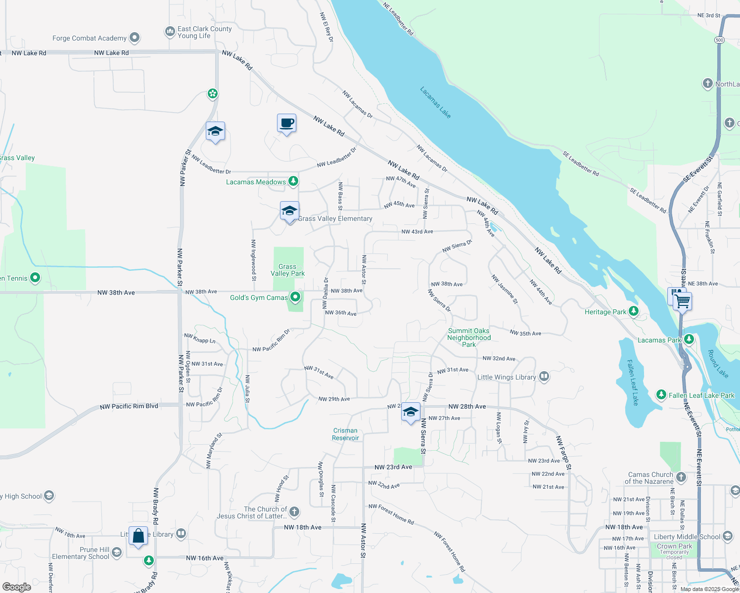3708 Northwest Astor Street, Camas WA - Walk Score