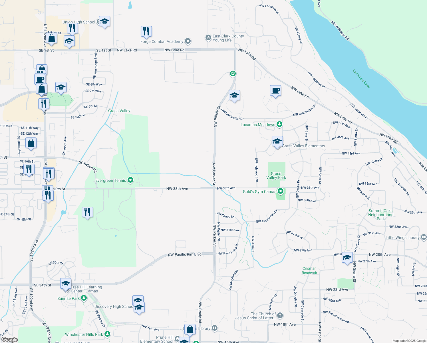 Northwest Parker Street, Camas WA - Walk Score