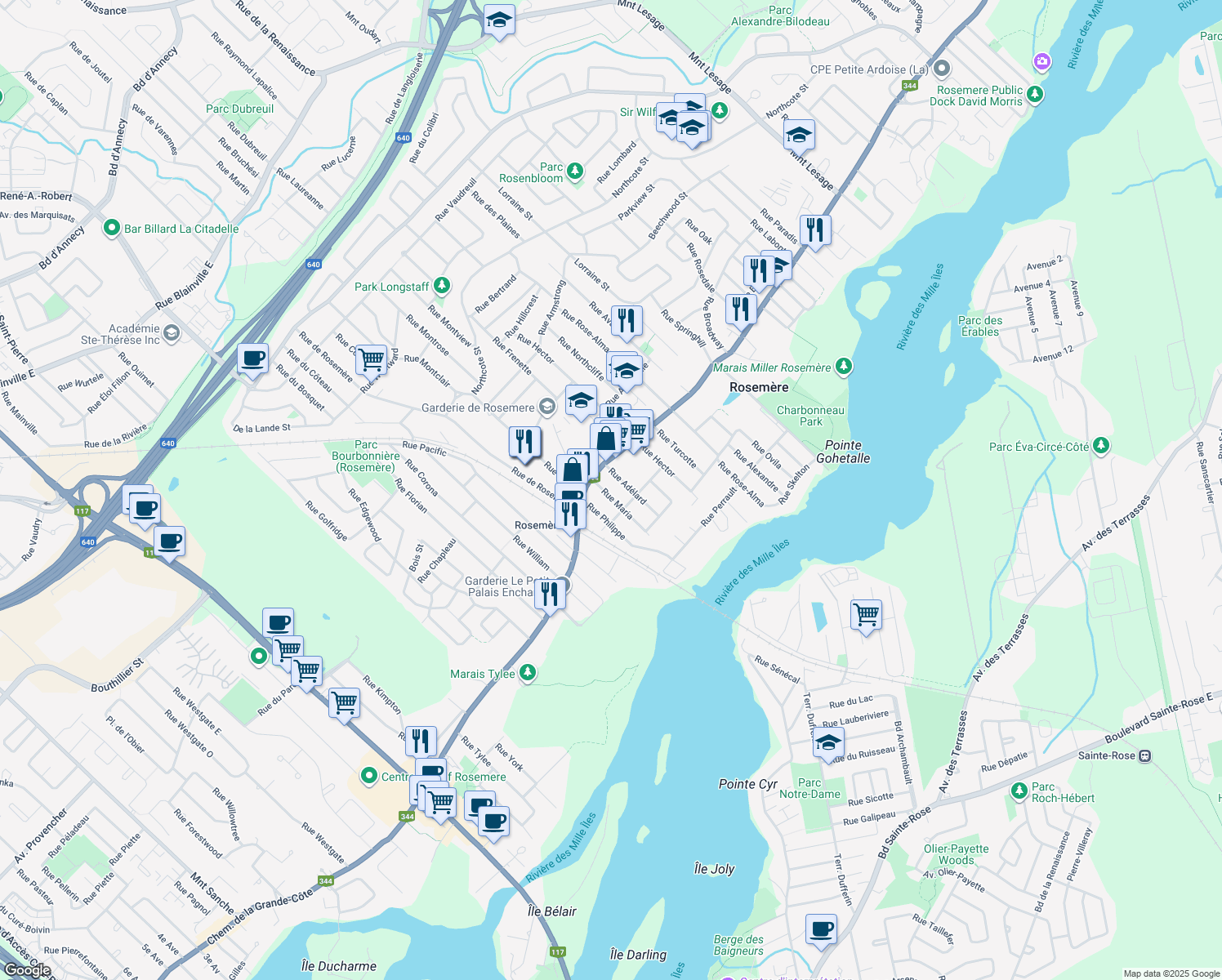 188 Rue Maria, Rosemère QC - Walk Score